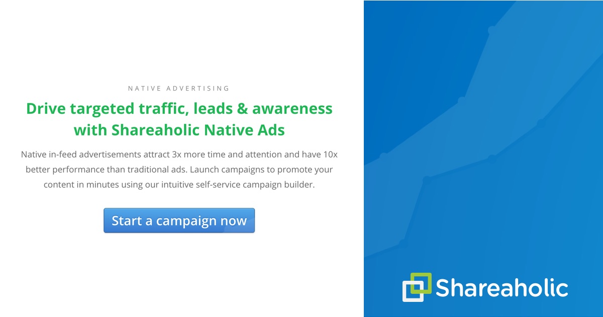 Promote Your Content — Content Boosts — Native Advertising — Shareaholic